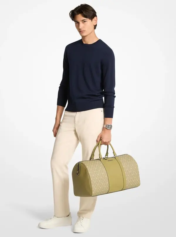 Michael Kors Cooper Signature Logo Duffel Bag