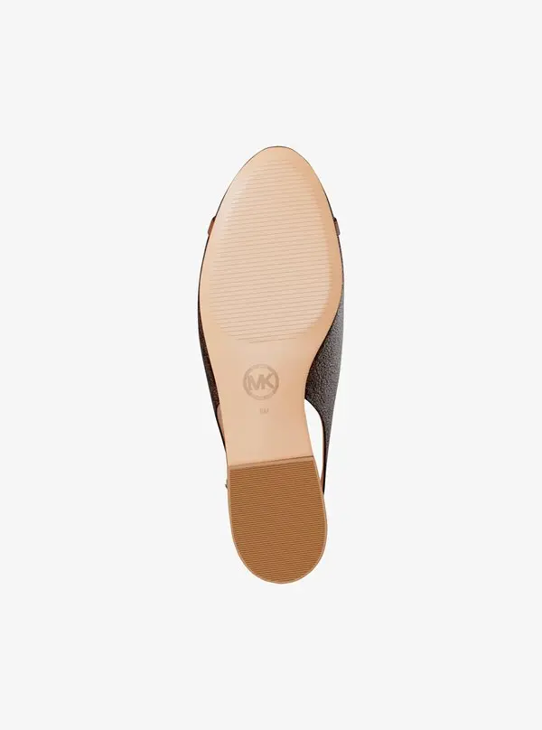 Michael Kors Dori Signature Logo Slingback Flat
