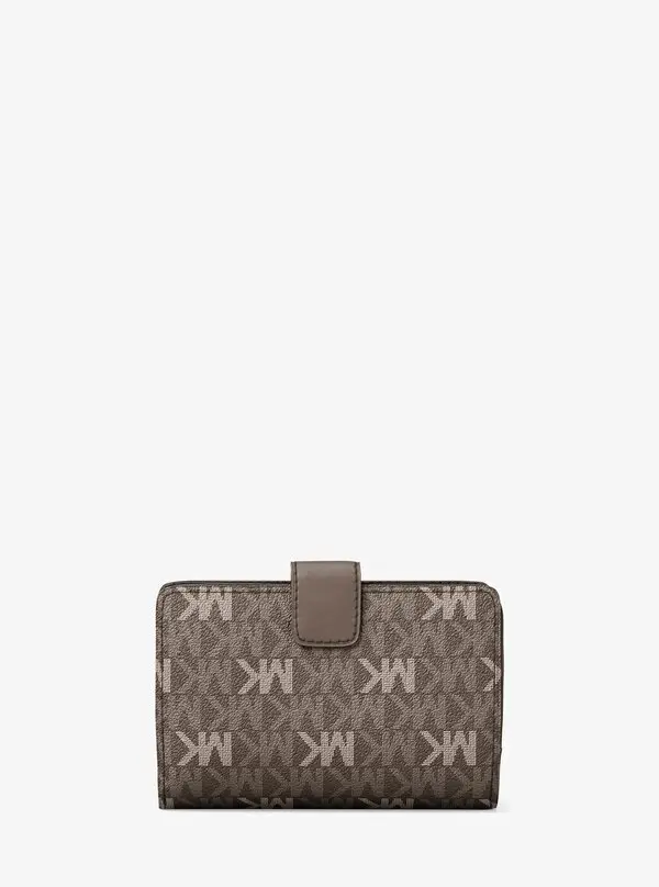 Michael Kors Jet Set Travel Medium Signature Logo Billfold Wallet
