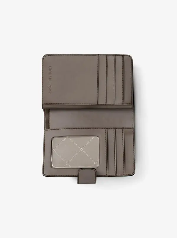 Michael Kors Jet Set Travel Medium Signature Logo Billfold Wallet