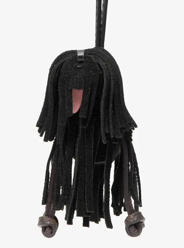 Michael Kors Suede Shaggy Dog Bag Charm