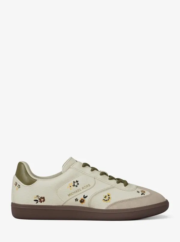 Michael Kors Benny Embellished Sneaker - Cream