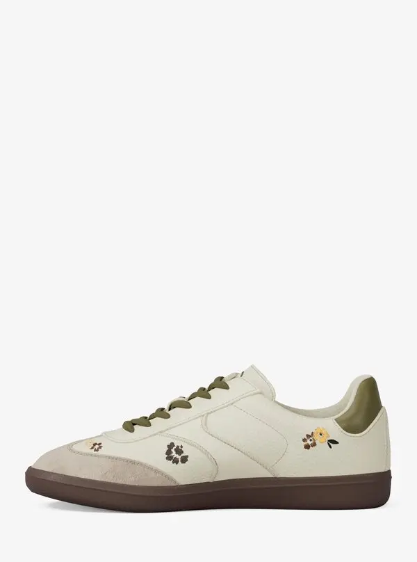 Michael Kors Benny Embellished Sneaker - Cream