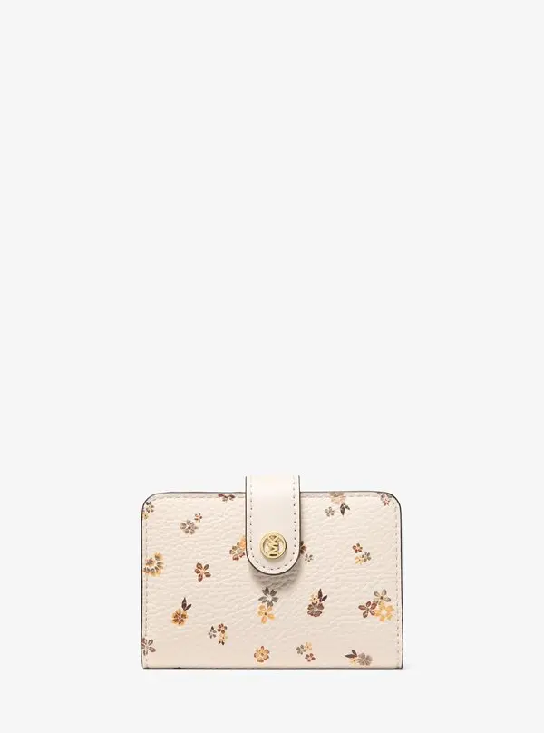 Michael Kors Jet Set Travel Floral Printed Billfold Wallet