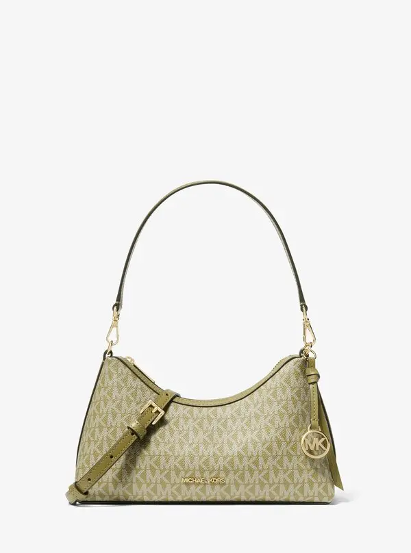 Michael Kors Sammy Small Signature Logo Convertible Crossbody Bag - Green