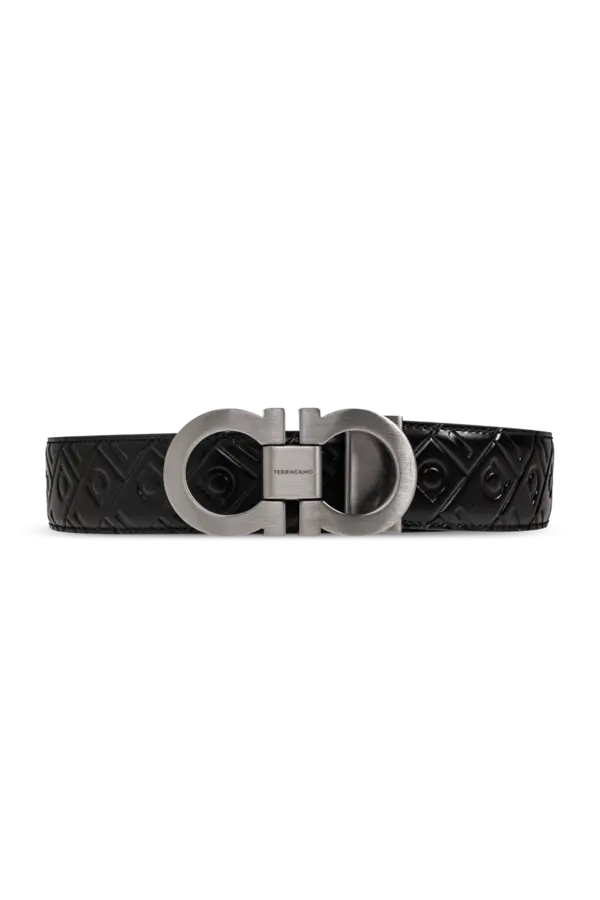 FERRAGAMO Double-sided Belt - Black