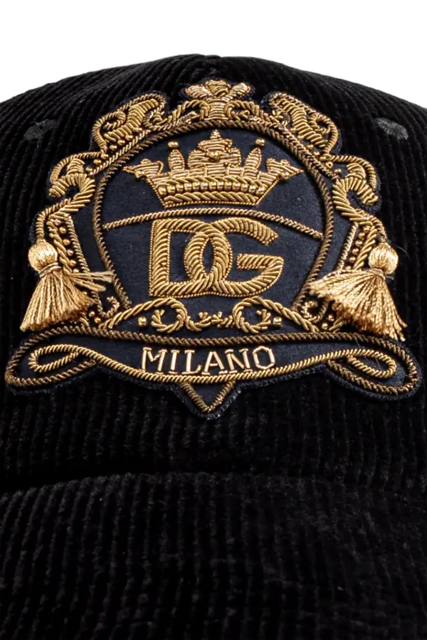Dolce & Gabbana Corduroy Baseball Cap