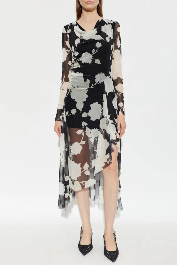 ALLSAINTS Asymmetrical Dress `loria