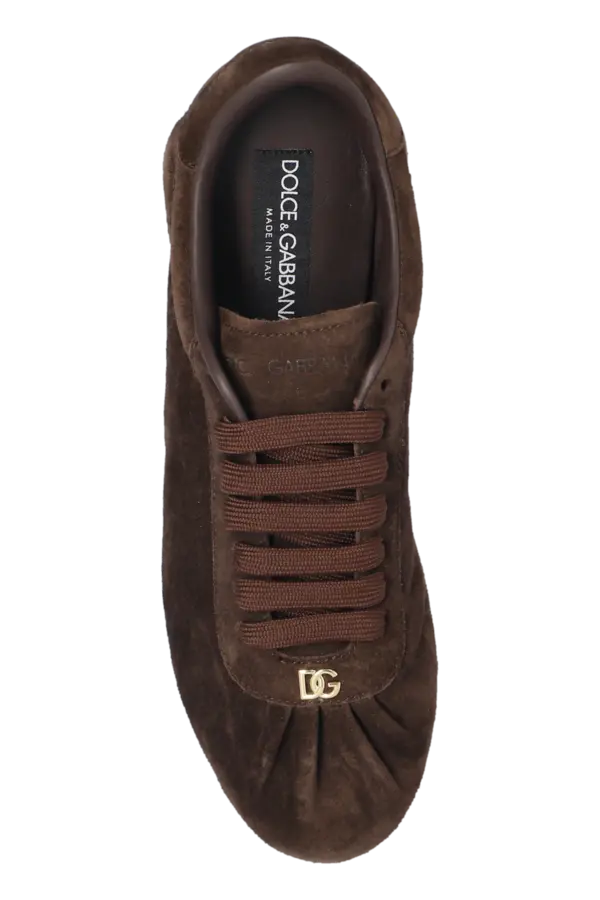 Dolce & Gabbana Suede Lace-up Sneakers