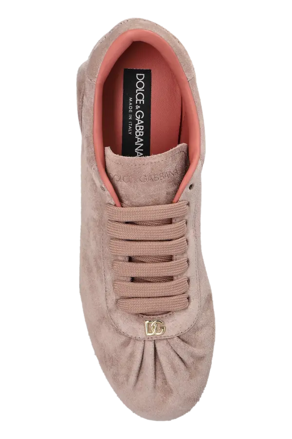 Dolce & Gabbana Ginnica Suede Lace-up Sneakers