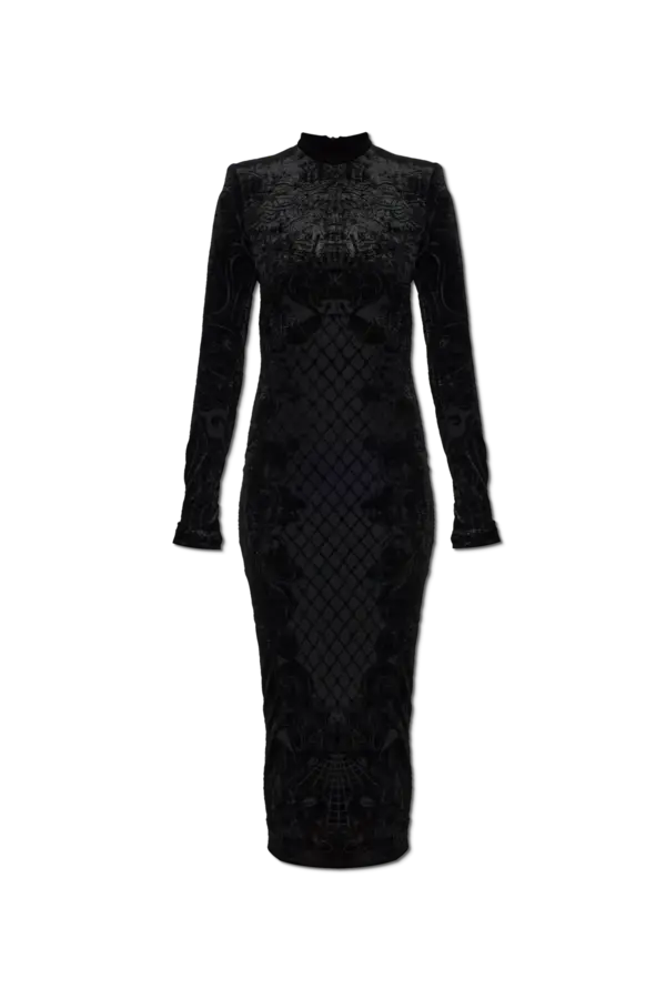 Balmain Velvet Dress - Black
