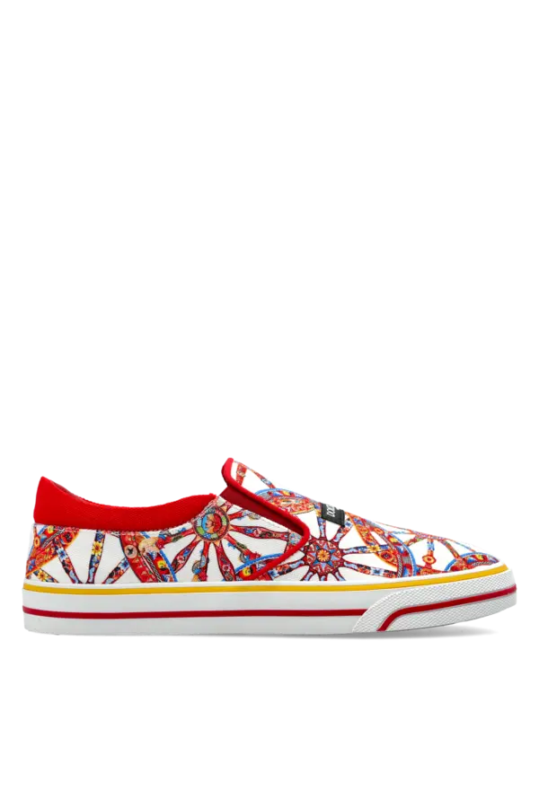 Dolce & Gabbana Dg Sailing' Shoes With 'carretto' Print - Multicolour