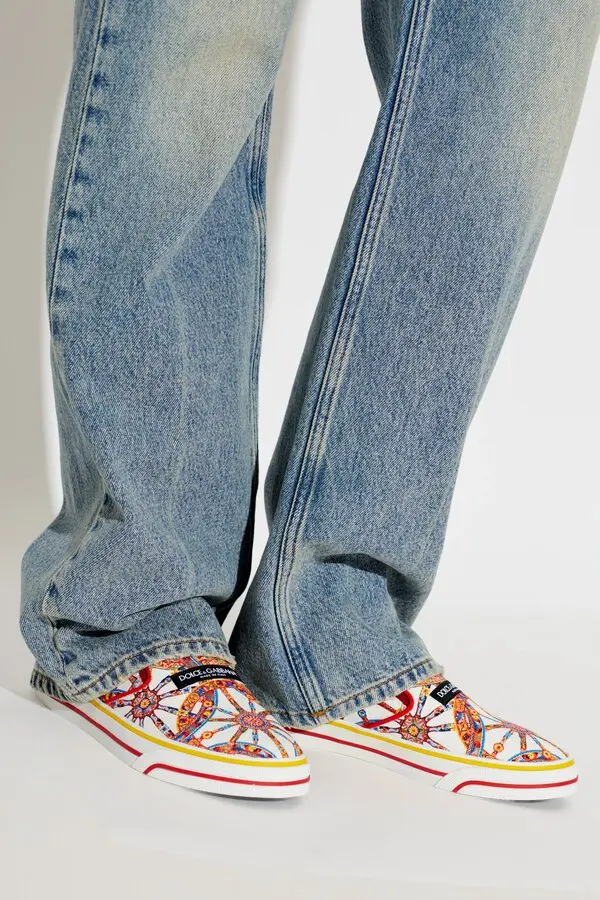 Dolce & Gabbana Dg Sailing' Shoes With 'carretto' Print