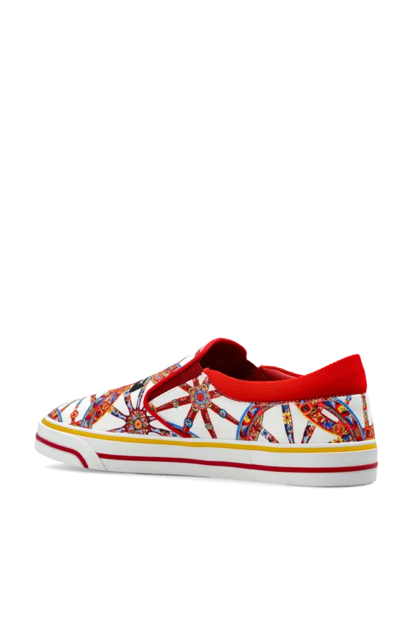 Dolce & Gabbana Dg Sailing' Shoes With 'carretto' Print