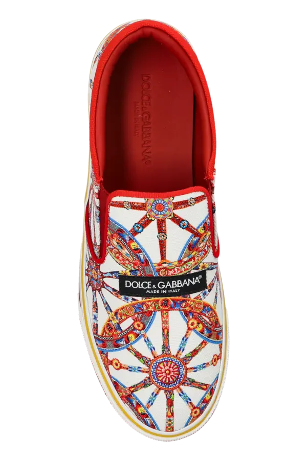 Dolce & Gabbana Dg Sailing' Shoes With 'carretto' Print