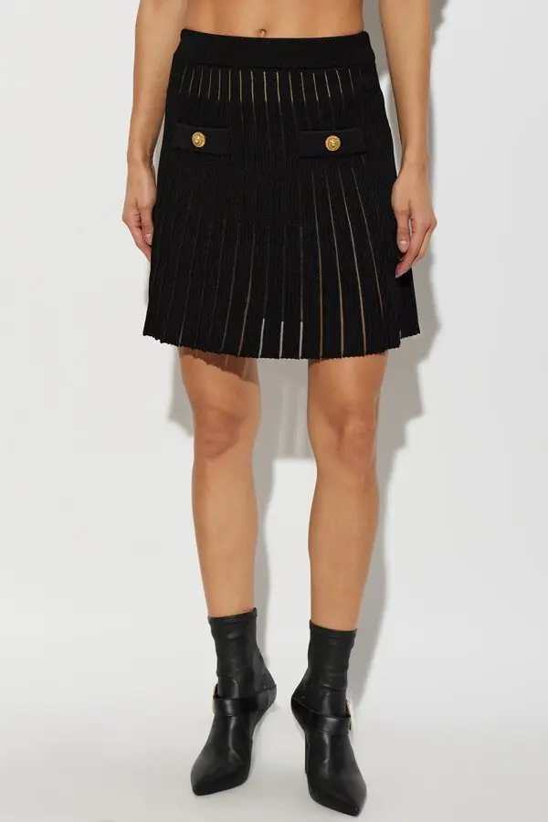 Balmain Skirt With Decorative Pockets