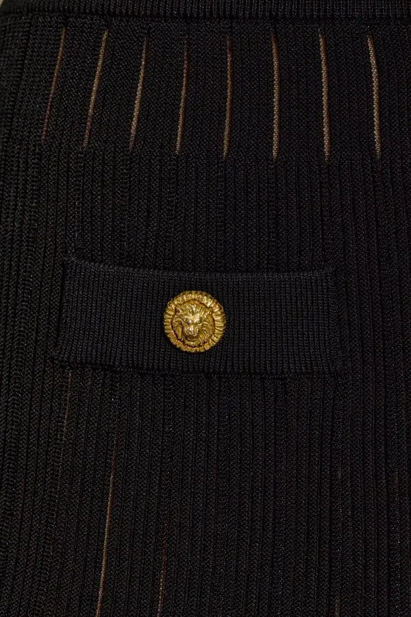 Balmain Skirt With Decorative Pockets