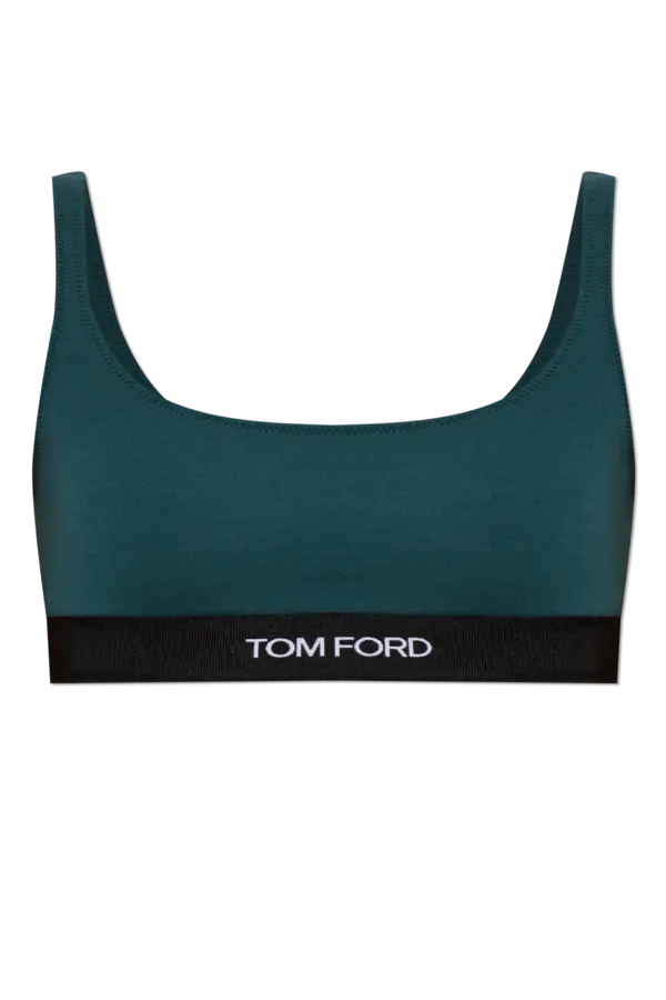 TOM FORD Logo Bra - Green
