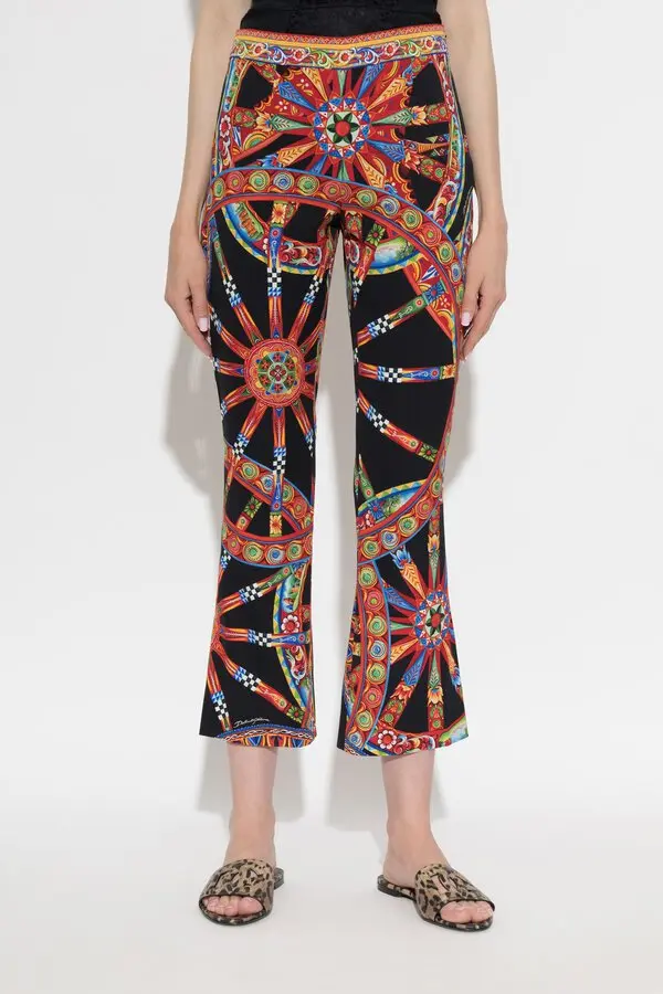 Dolce & Gabbana Pants With 'carretto' Print