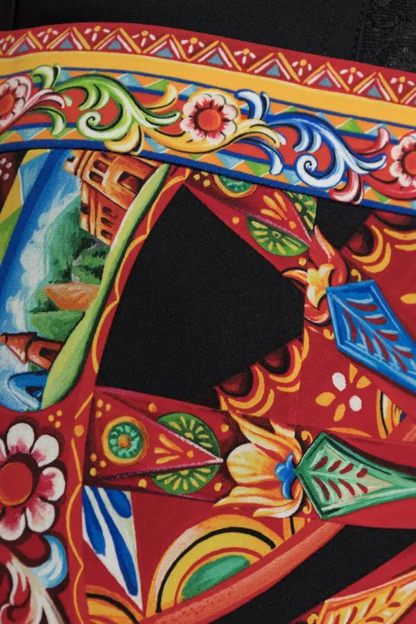 Dolce & Gabbana Pants With 'carretto' Print