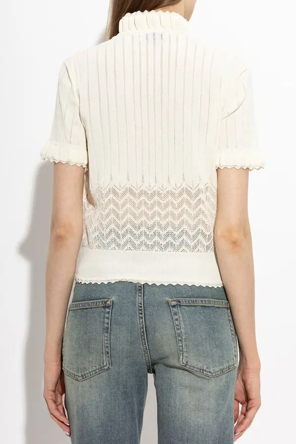 Alexander McQueen Top With A Turtleneck