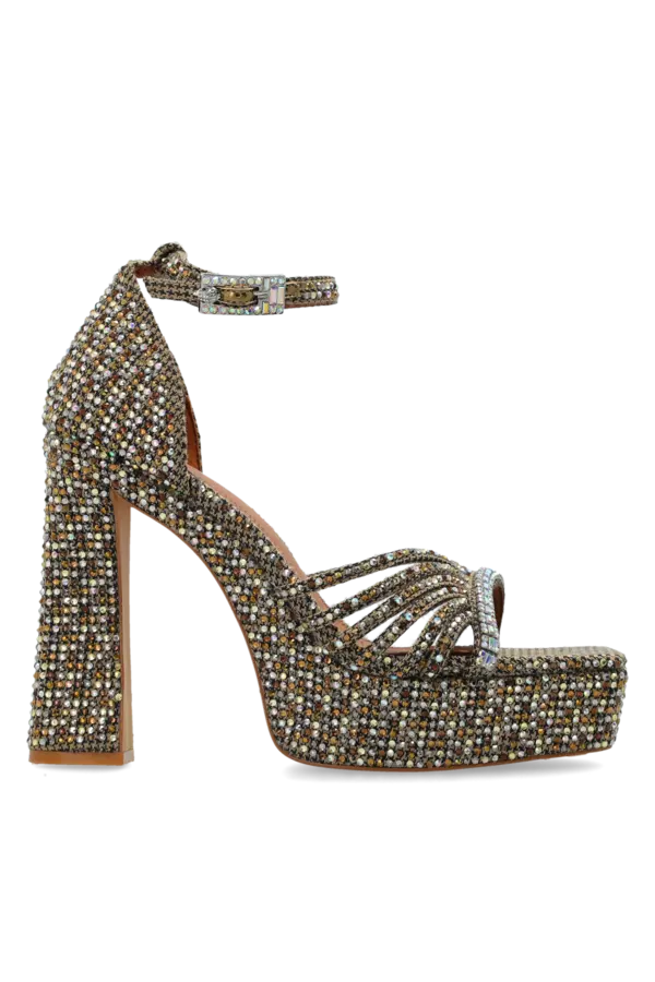 Kurt Geiger Platform Sandals "crystal - Gold