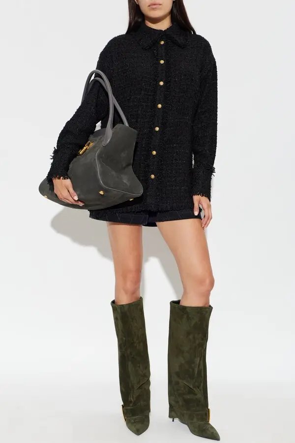 Balmain Tweed Shirt