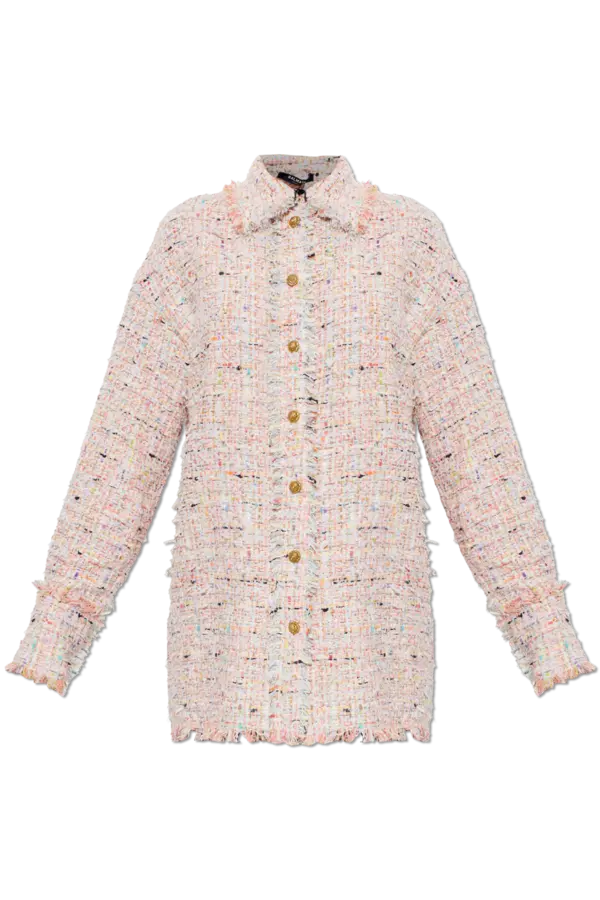 Balmain Tweed Shirt - Pink