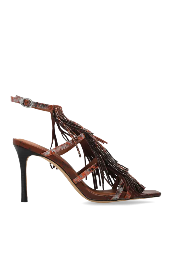 Kurt Geiger Heeled Sandals 'fringe - Brown