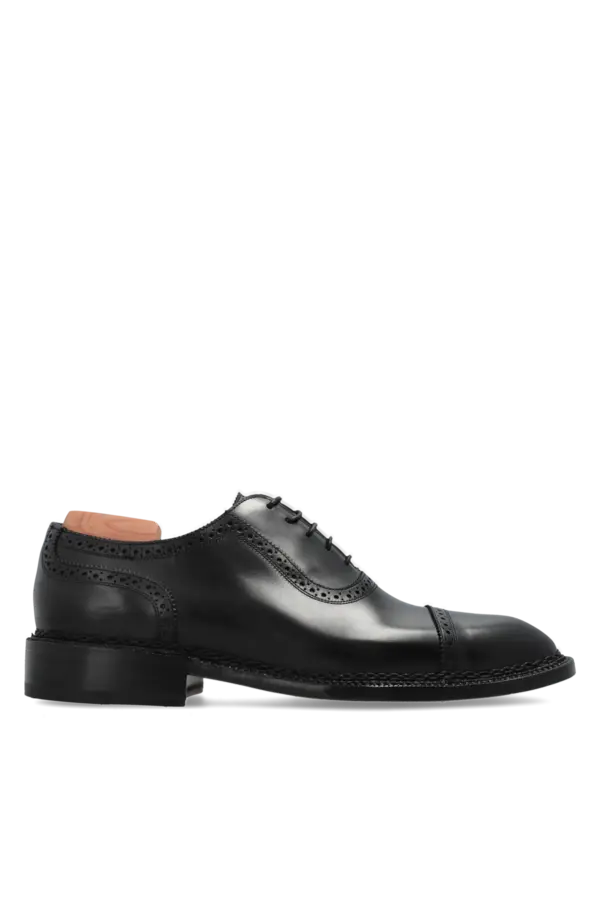 Kiton Leather Shoes - Black