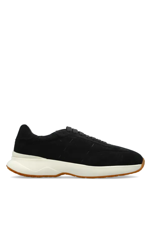 Kiton Suede Sports Shoes - Black