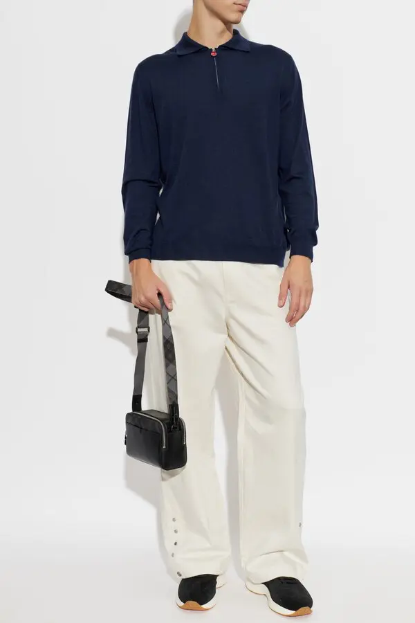Kiton Suede Lace-up Sneakers