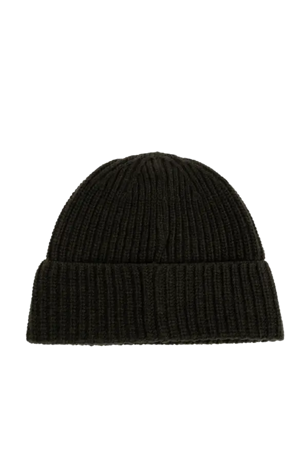 Stone Island Wool Beanie With Patch