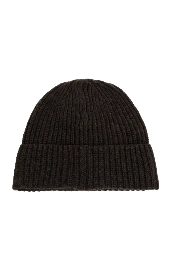 Stone Island Wool Beanie With Patch