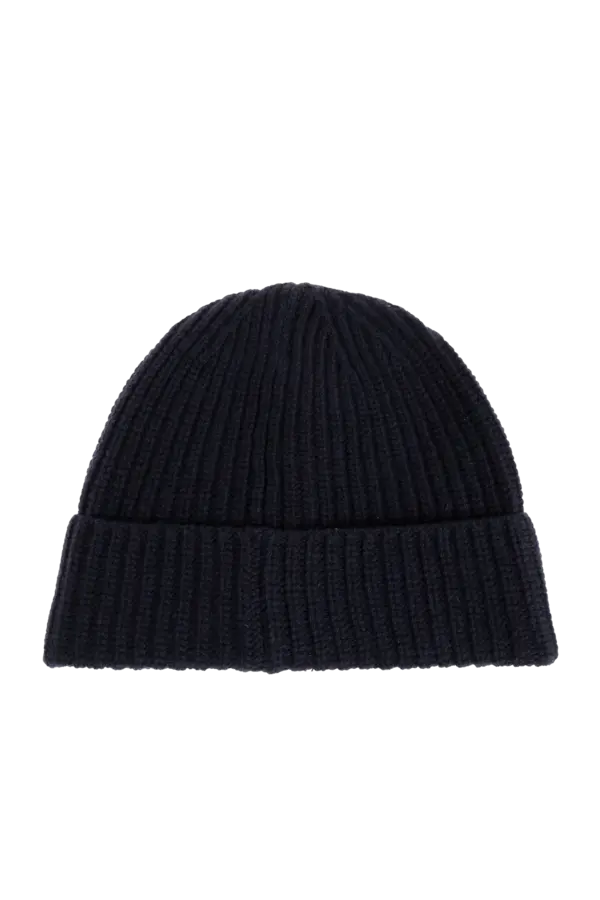 Stone Island Wool Beanie With Patch
