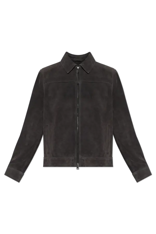 ALLSAINTS Rhone Suede Leather Jacket