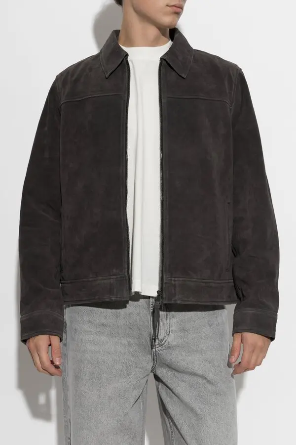 ALLSAINTS Rhone Suede Leather Jacket