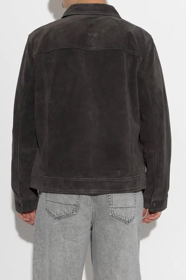 ALLSAINTS Rhone Suede Leather Jacket