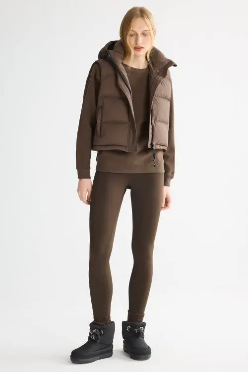OROLAY Puff-o® Down Puffer Vest - Coffee