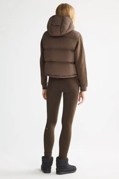 OROLAY Puff-o® Down Puffer Vest - Coffee