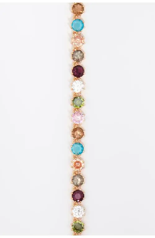 Bimba Y Lola Chain Crystal Necklace