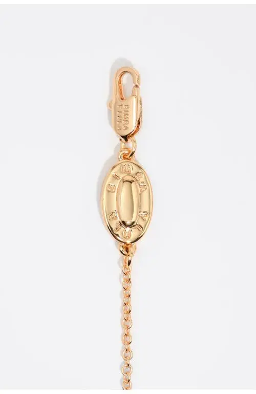 Bimba Y Lola Chain Crystal Necklace
