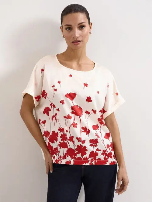 PHASE EIGHT Marion Floral Print Top