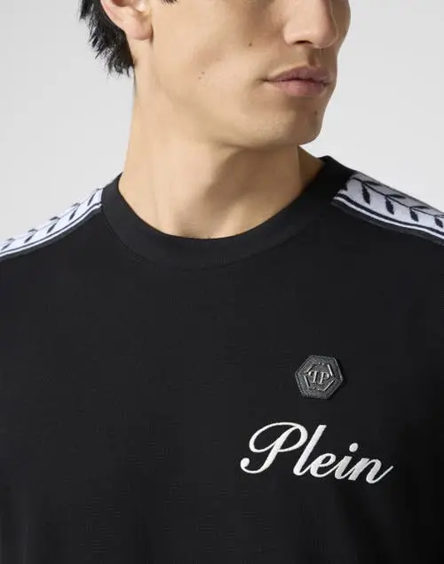 Philipp Plein Piquet Round Neck T-shirt Plein Tennis