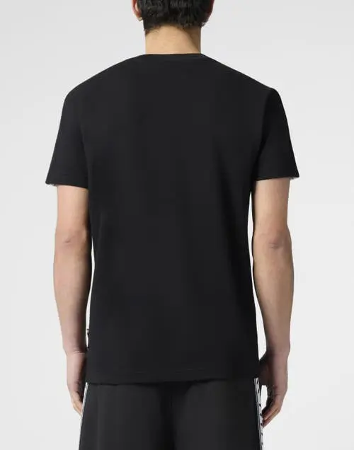Philipp Plein Piquet Round Neck T-shirt Plein Tennis