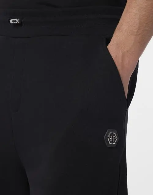 Philipp Plein Fleece Shorts Basic - Black