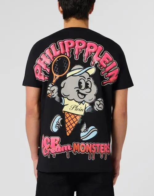 Philipp Plein Round Neck T-shirt Gelato Monsters