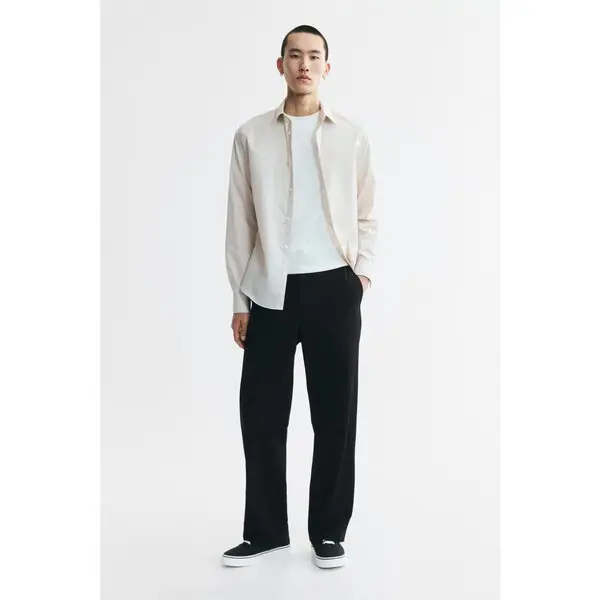 H&m Relaxed-fit Pants - Black
