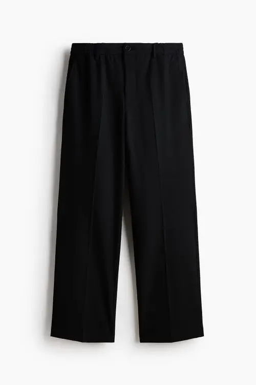 H&m Relaxed-fit Pants - Black