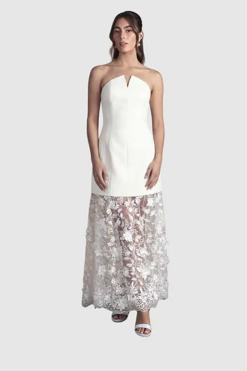 Coast Bandeau Wedding Maxi Dress - Ivory